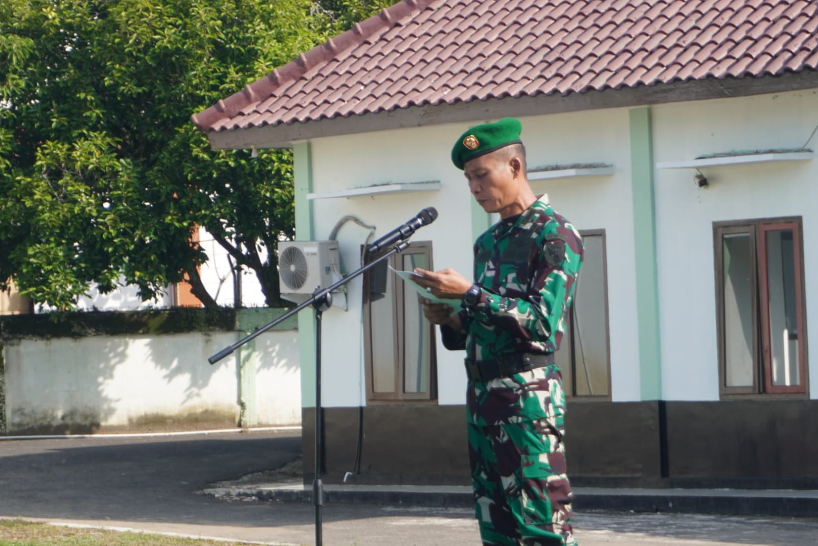 Kodim 0401/Muba Gelar Upacara HUT Ke-80 TNI, Teguhkan Komitmen “TNI ...
